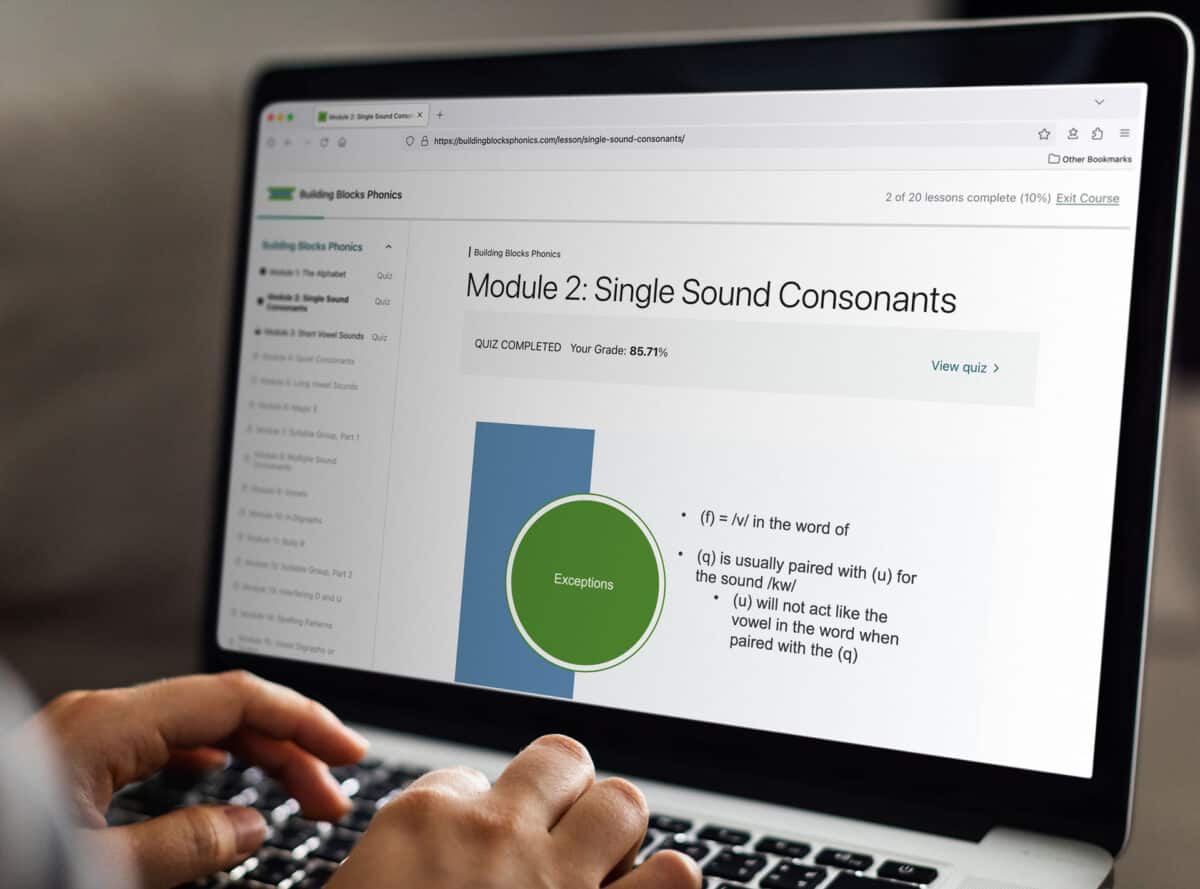 Intro to Building Blocks Phonics (SCDoAE, Spring 2025)